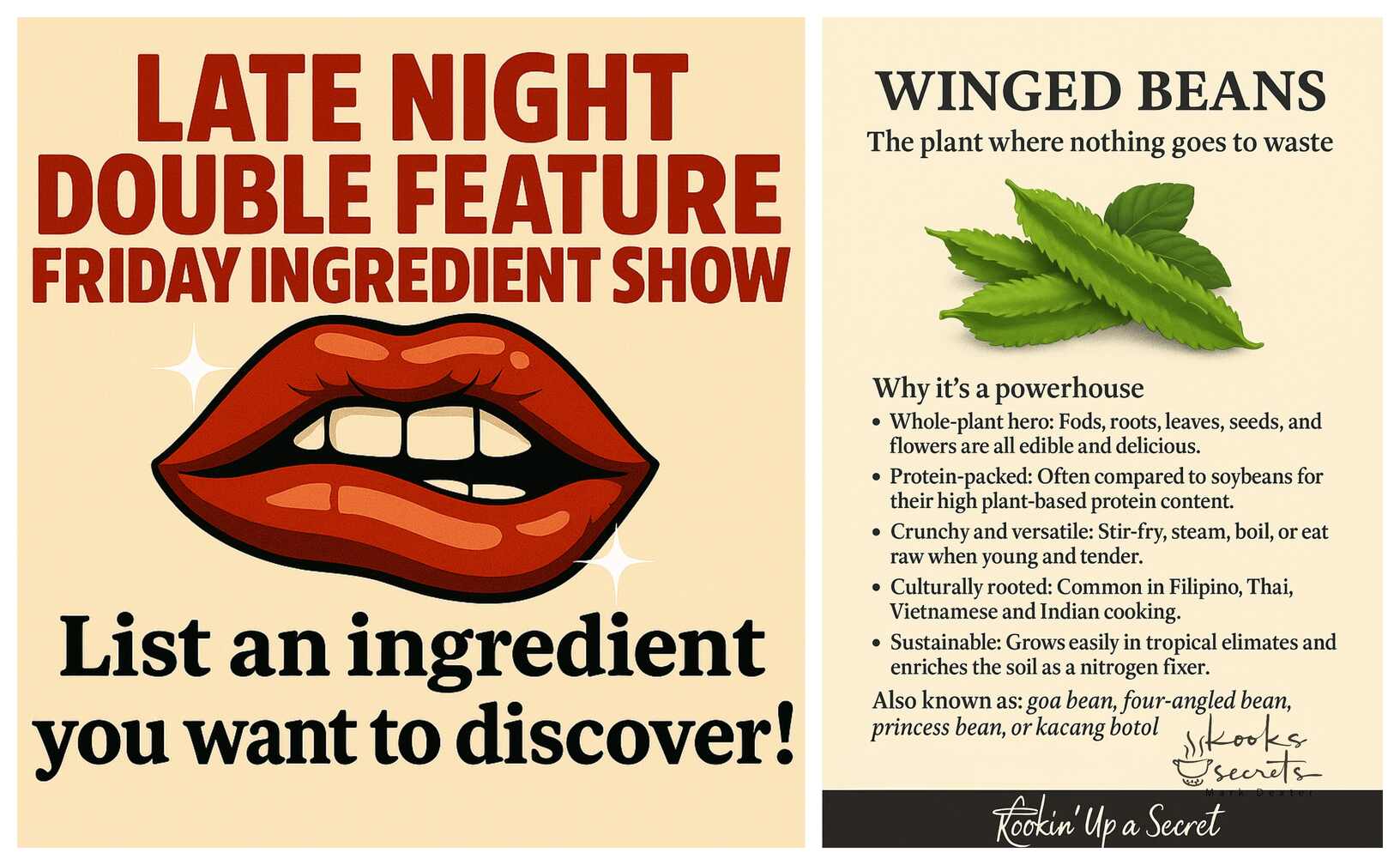 Late Night Double Feature Friday Ingredient Show! 🍋🍲Part 13 - Kooks Secrets